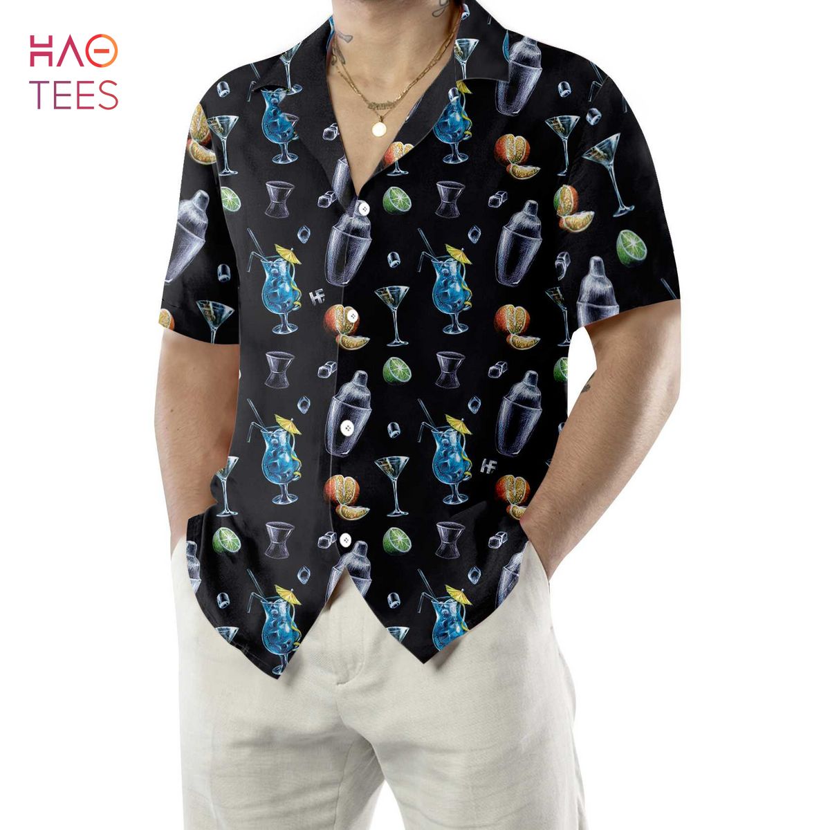 Bartender Cocktail Party Hawaiian Shirt