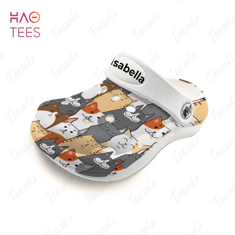 Cute Cat Kids Personalized Clogs Shoes