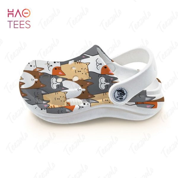 Cute Cat Kids Personalized Clogs Shoes
