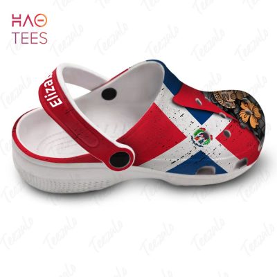 Dominican Flag Symbols Colorful Personalized Clogs Shoes