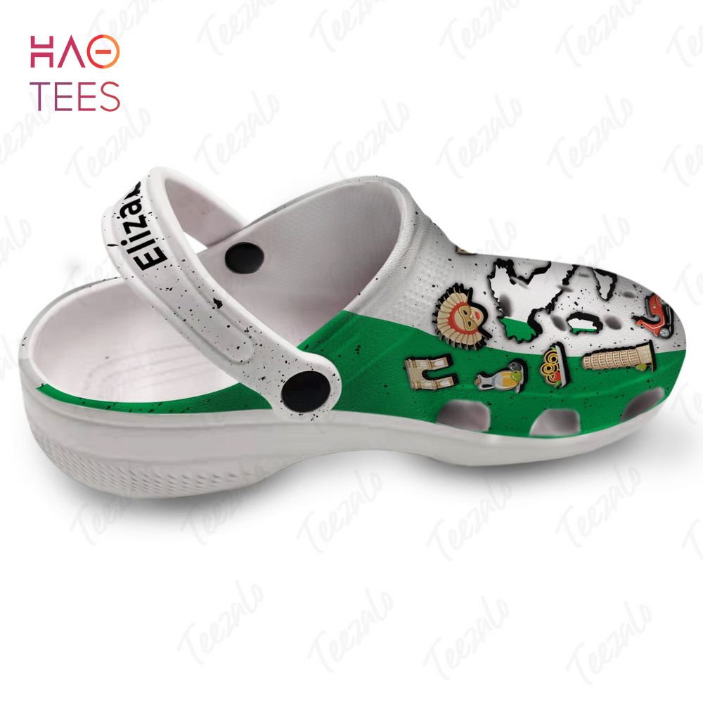 Italy Flag Symbols Personalized Clogs Shoes
