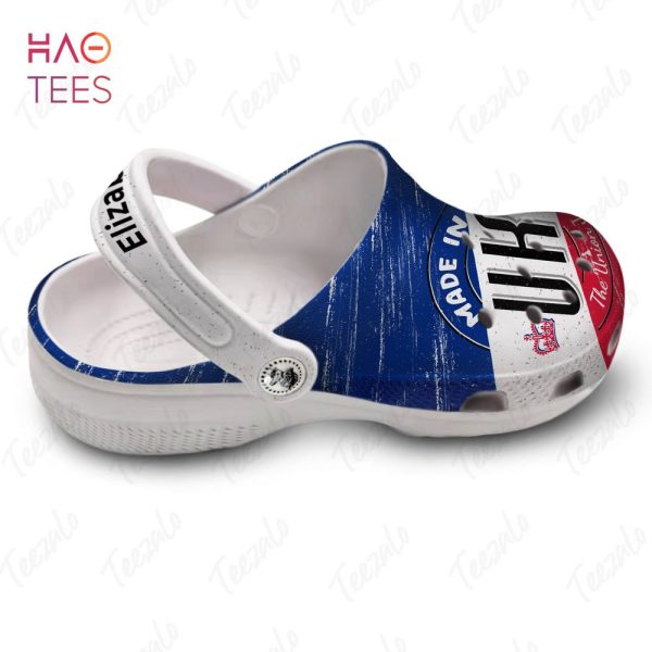 Made In UK Flag The Union Jack Personalized Crocs Shoes