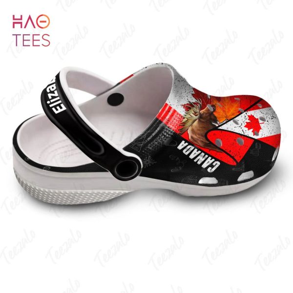 Personalized Canada Flag Canadian Pride Crocs Shoes