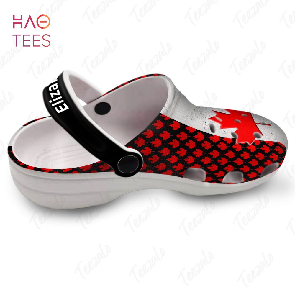 Symbols In Canada Flag Personalized Crocs Shoes