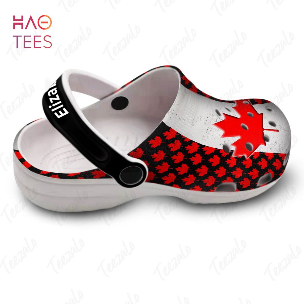 Symbols In Canada Flag Personalized Crocs Shoes