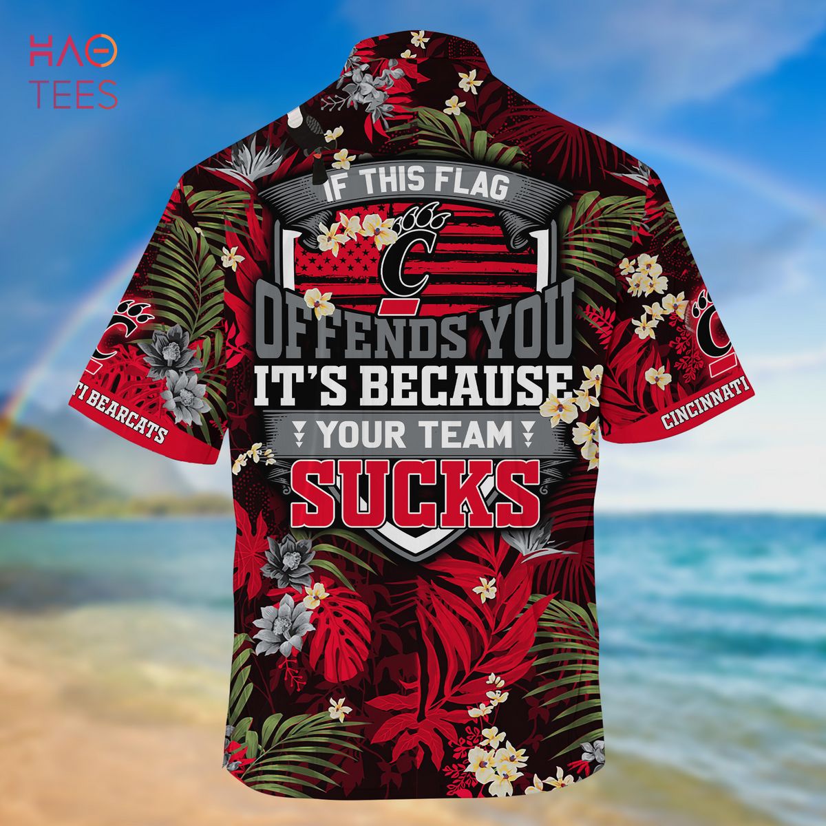 [LIMITED] Cincinnati Bearcats Summer Hawaiian Shirt And Shorts, With ...