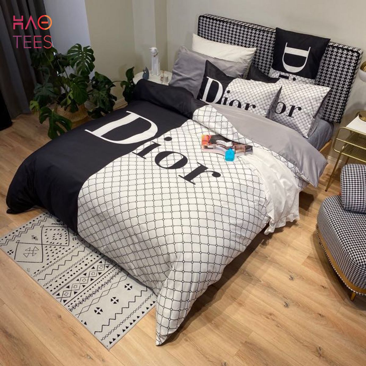 Dior Black White Bedding Sets Limited Edition