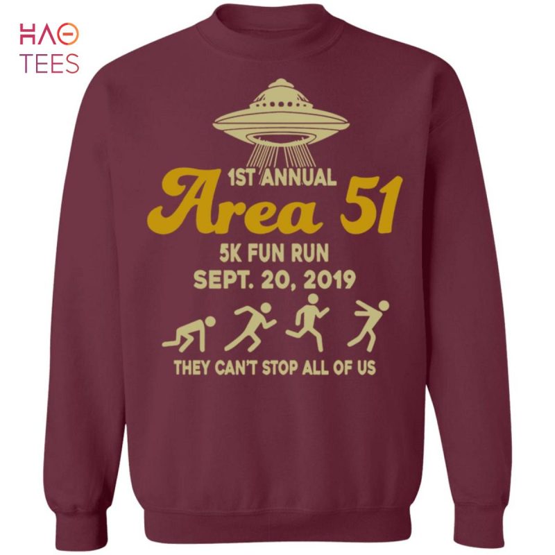 BEST Area 51 Fun Run Sweater