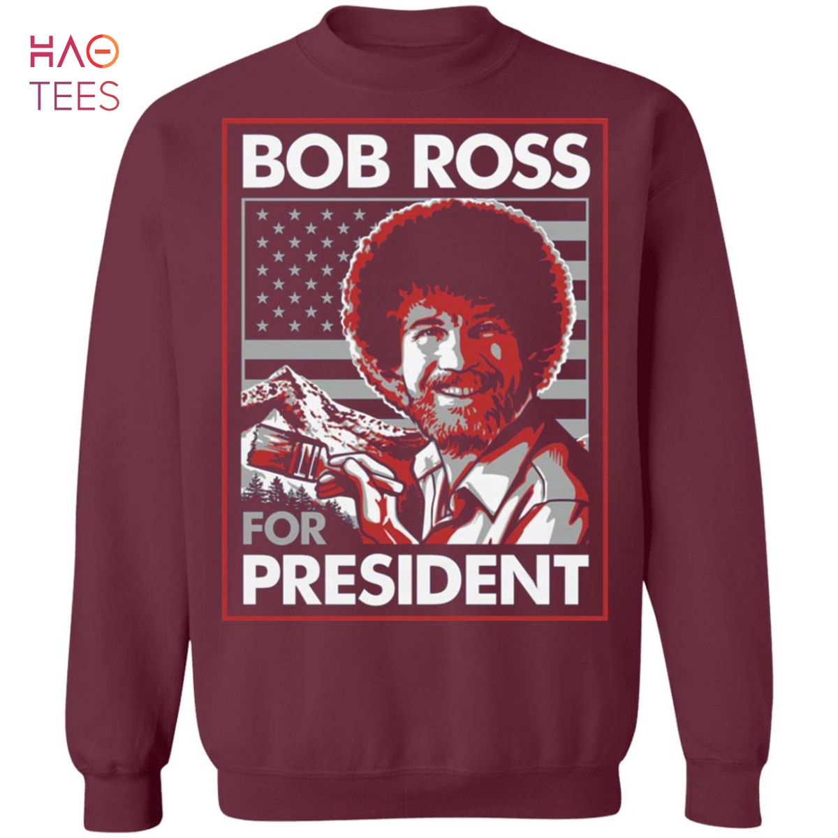 HOT Bob Ross Sweater