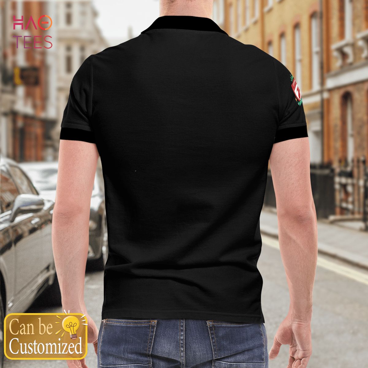 BEST Liverpool Never Walk Alone Polo Shirt Black Limited Edition