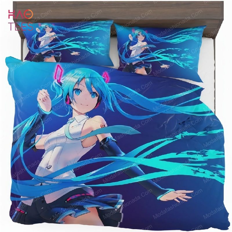 Hatsune Miku Girl Vocaloid Long Hair Anime Bedding Sets