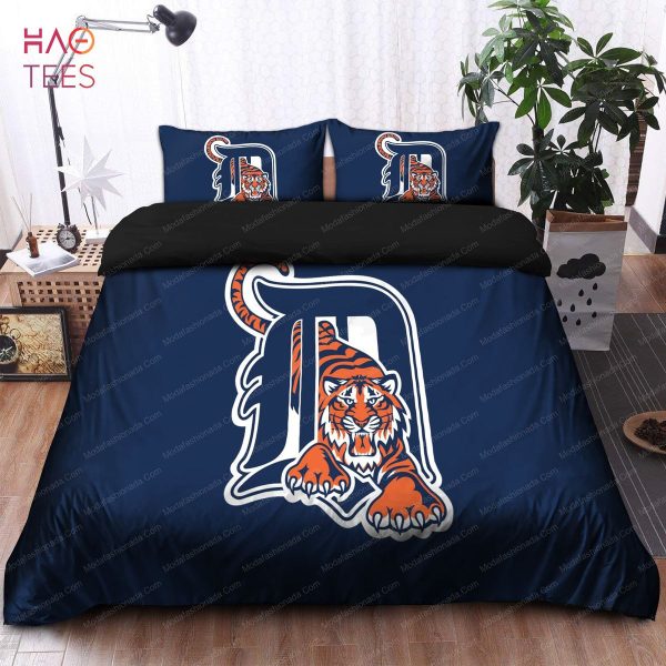 Logo Detroit Tigers MLB Bedding Sets