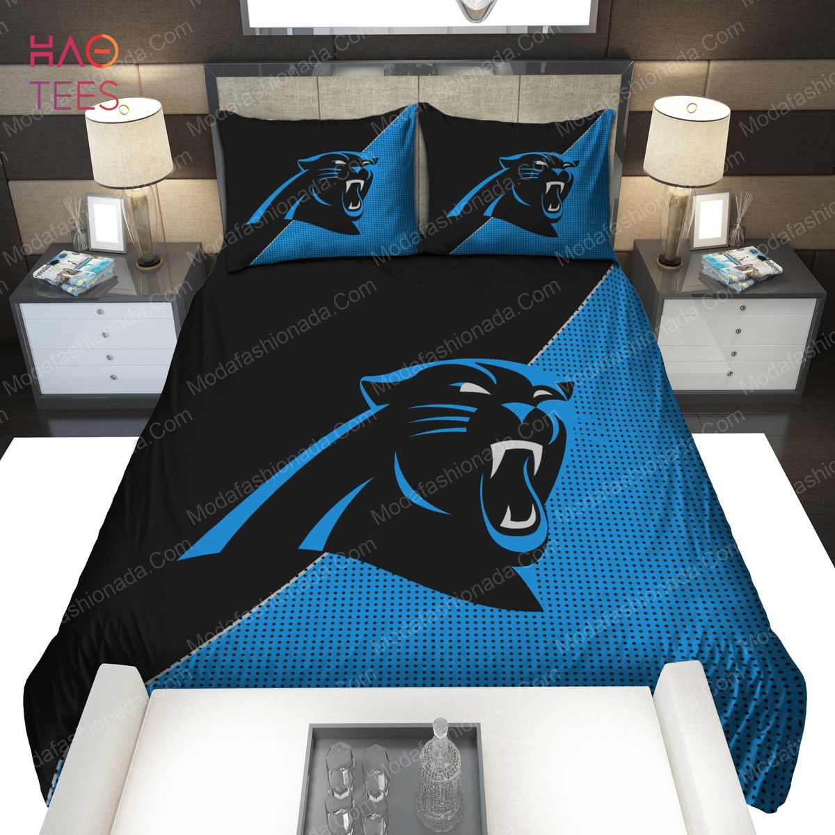 Carolina Panthers Logo Bedding Sets