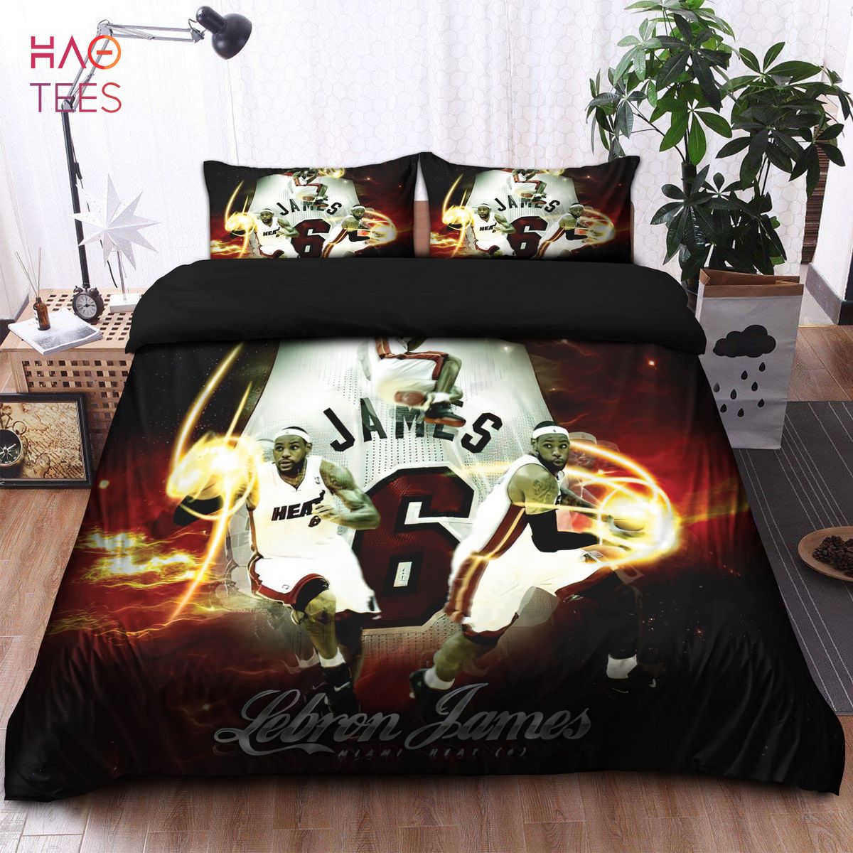 Lebron James Miami Heat NBA Bedding Sets