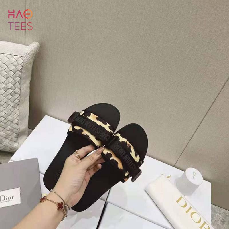 [TRENDDING] Dior Women Dio r Evolution Slide Beige Multicolor Mizza ...