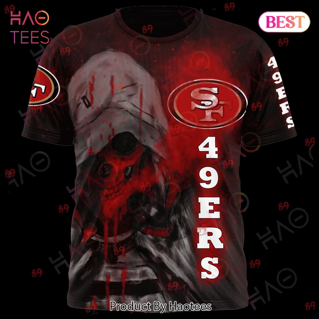 49ers Skull Smoke LIMITED EDITION Hoodie