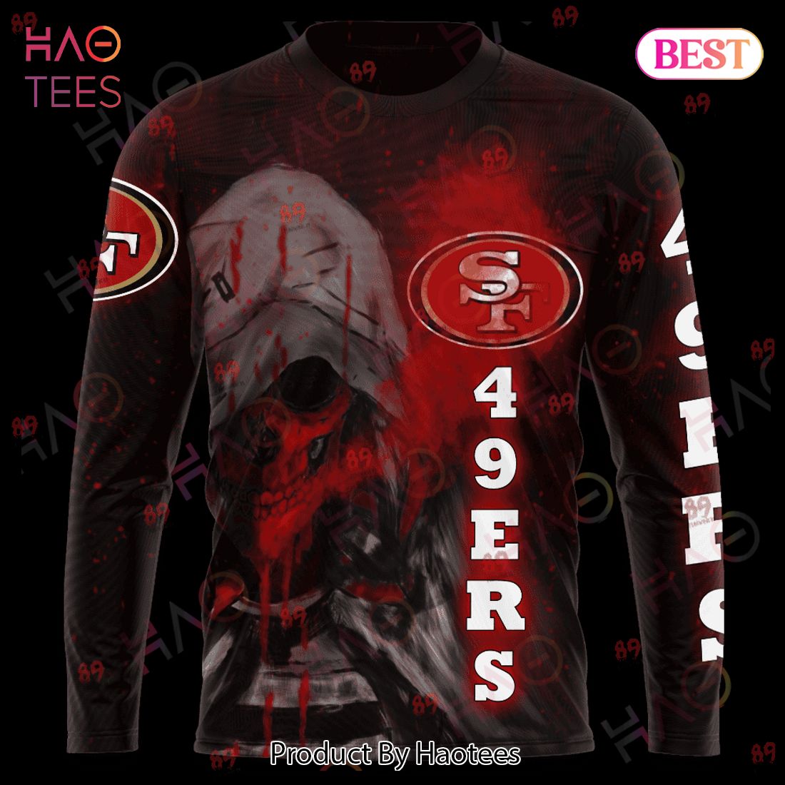 49ers Skull Smoke LIMITED EDITION Hoodie