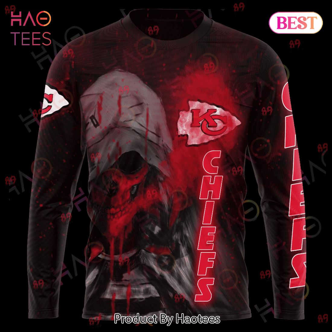 Chiefs Skull Smoke LIMITED EDITION Hoodie