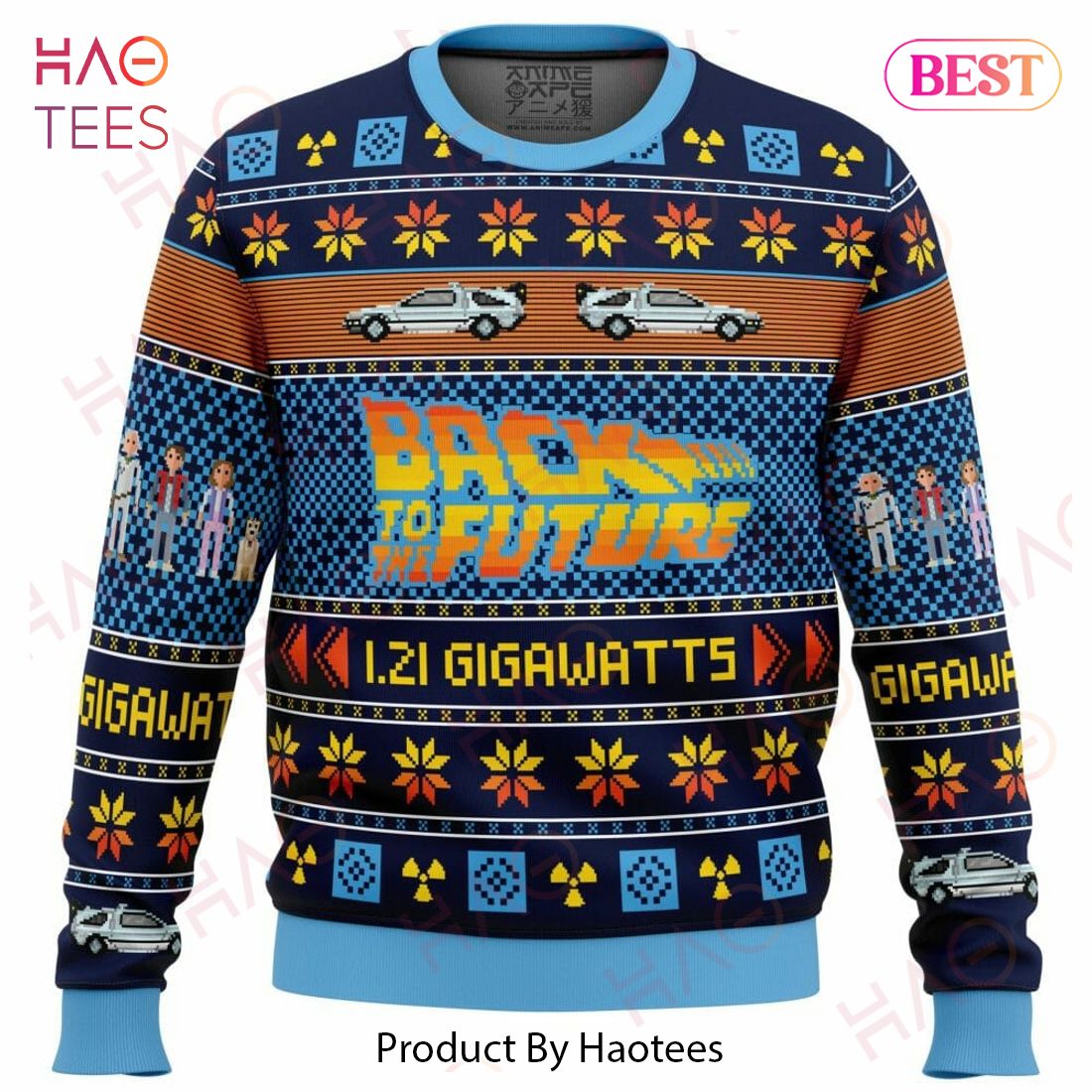 Back To The Future Ugly Christmas Sweater
