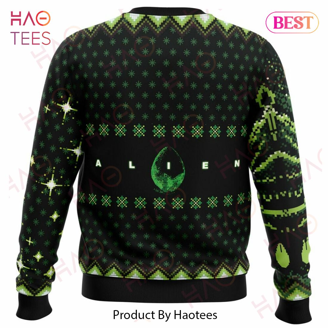Xenomorph Alien Ugly Christmas Sweater
