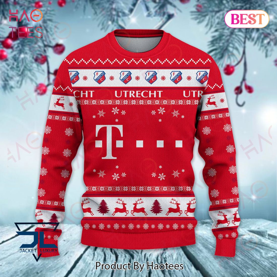HOT FC Utrecht Christmas Luxury Brand Sweater Limited Edition