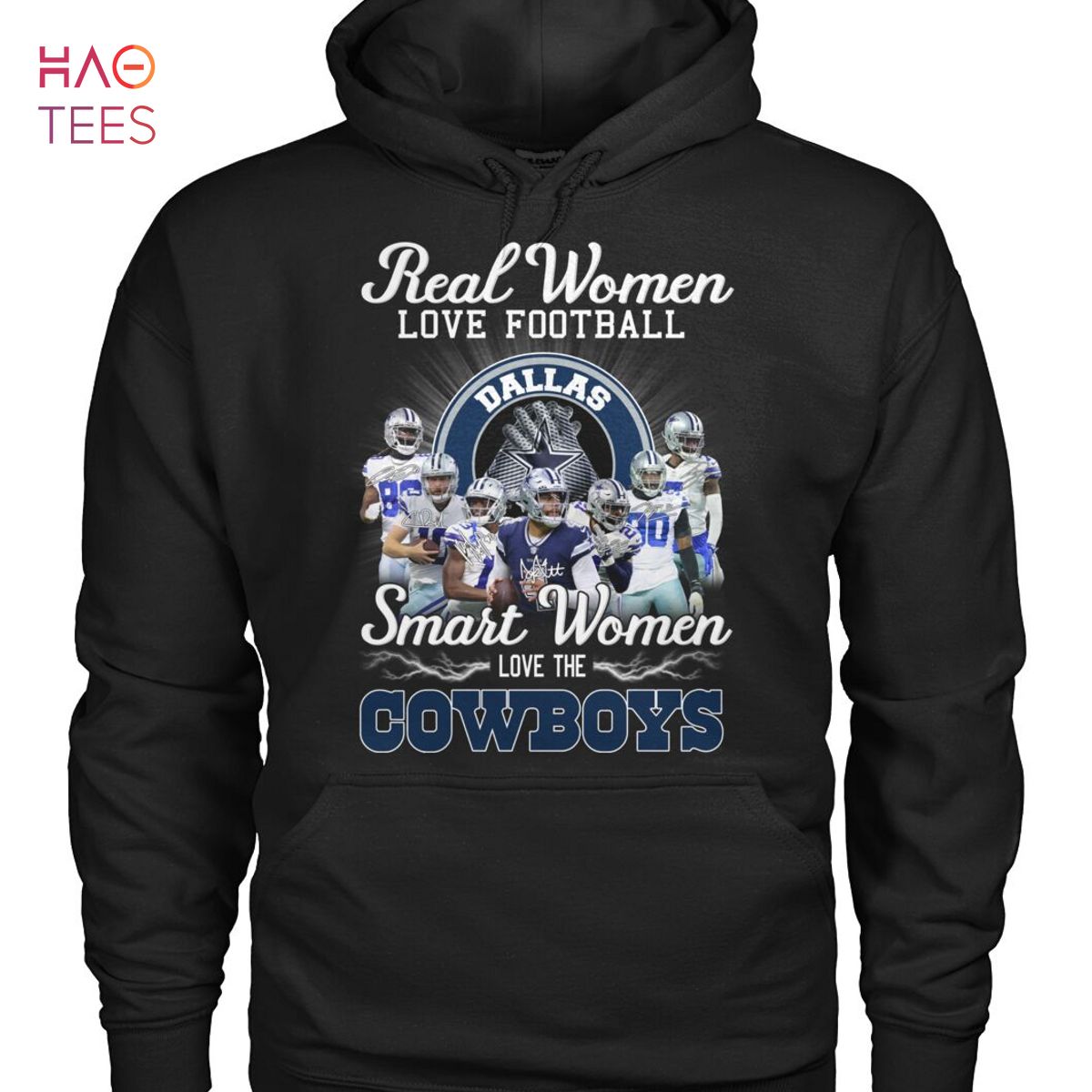 Real Women Love Football Dallas Smart Women Love The Cowboys Shirt