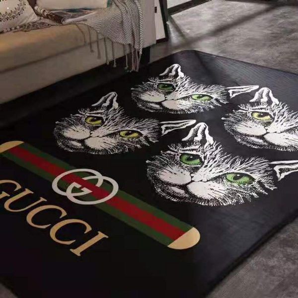 Gucci Cat Luxury Brand Carpet Rug Limited Edition