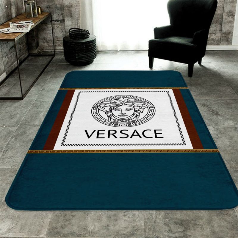 Versace Full Printing Pattern Luxury Brand Carpet Rug Limited Edition