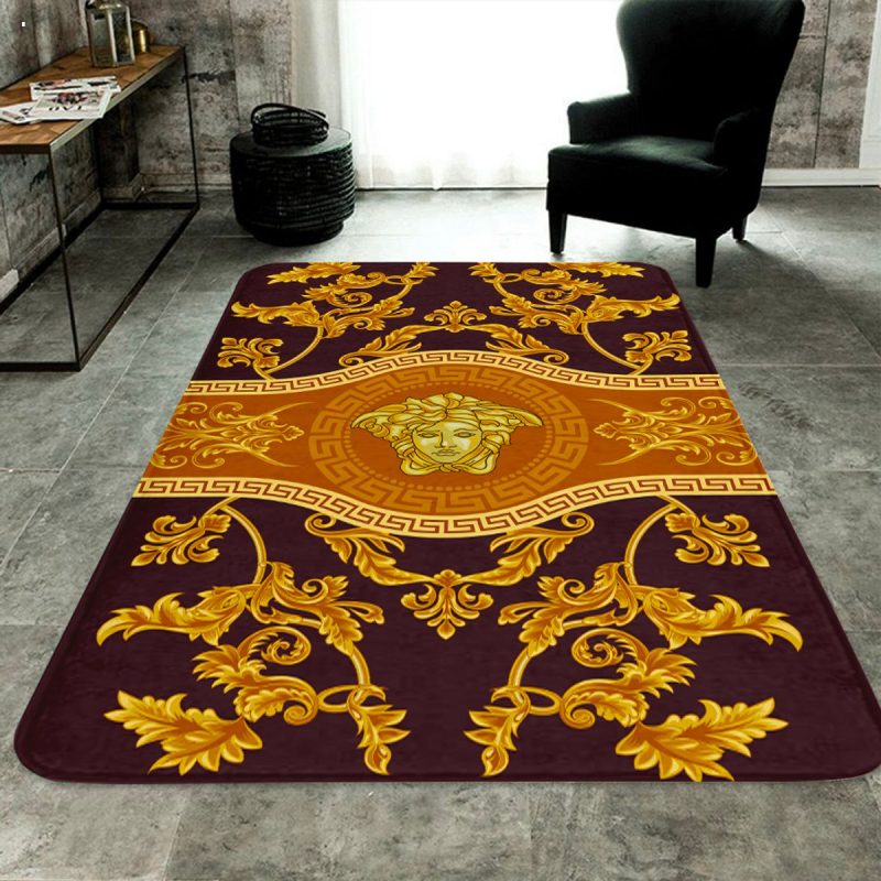 Versace Full Printing Pattern Luxury Brand Carpet Rug Limited Edition