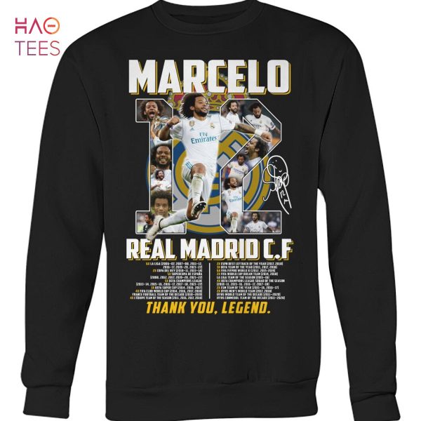 Marcelo 12 Real Madrid C.F Thank You Legend Shirt