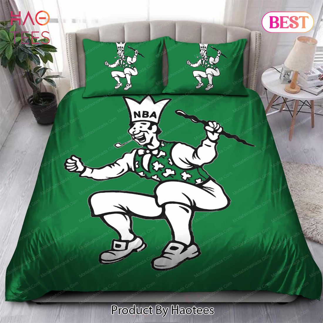 Buy 1950-1960 Logo Boston Celtics NBA 119 Bedding Sets Bed Sets ...