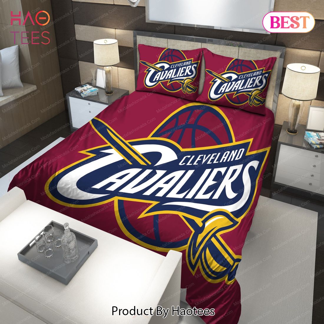 Buy 2011-2017 Logo Cleveland Cavaliers NBA 216 Bedding Sets Bed Sets ...