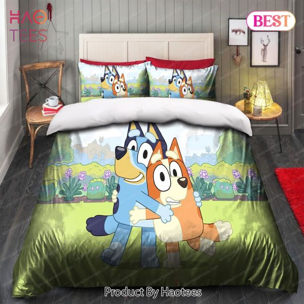 Buy Bluey Cartoon Bluey And Bingo Bedding Sets Bed Sets, Bedroom Sets ...