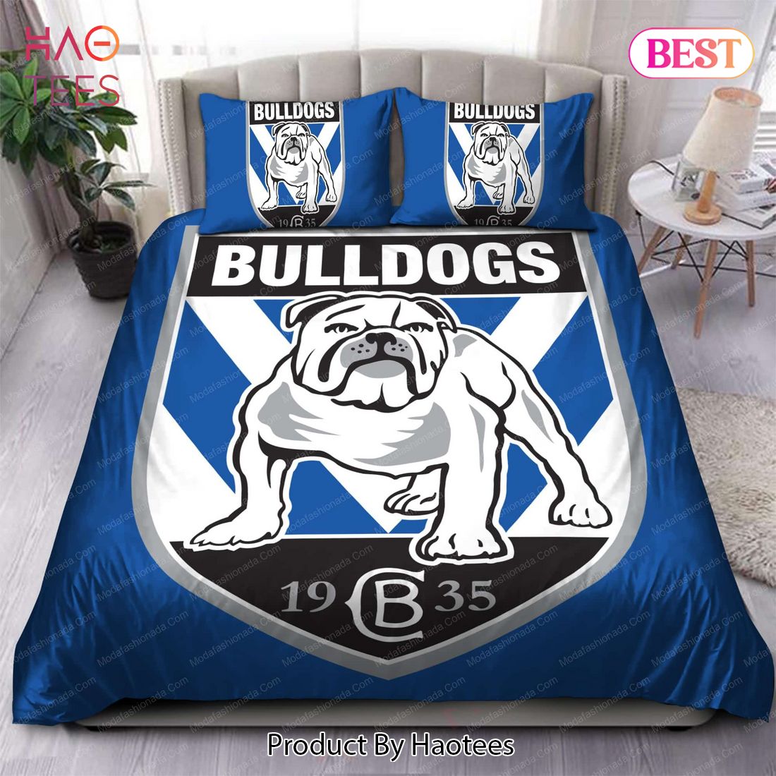 Buy Canterbury Bulldogs Logo Bedding Sets Bed Sets, Bedroom Sets ...