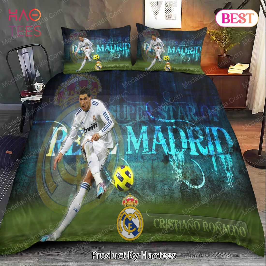 Buy Cristiano Ronaldo Real Madrid Bedding Sets Bed Sets, Bedroom Sets ...
