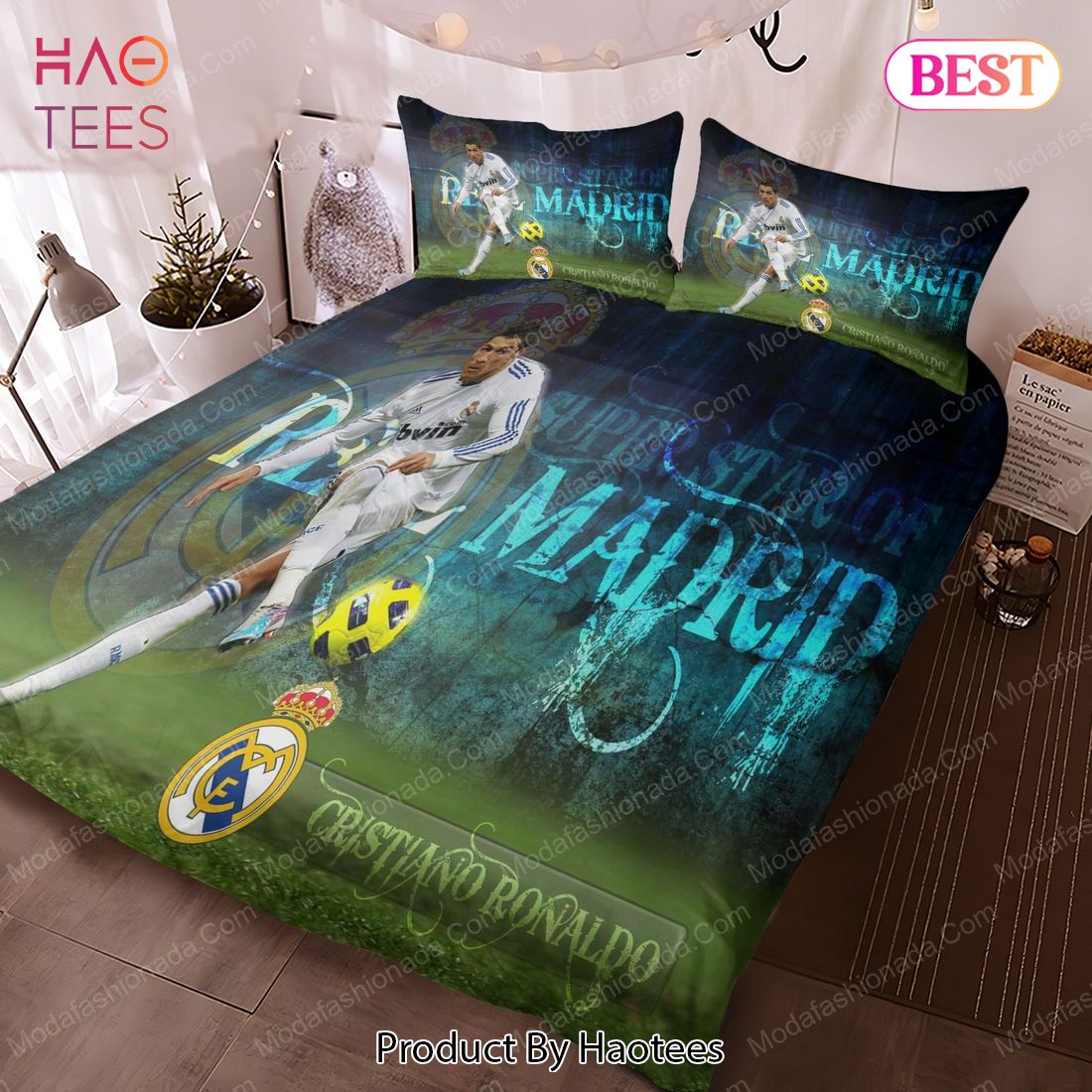 Buy Cristiano Ronaldo Real Madrid Bedding Sets Bed Sets, Bedroom Sets ...