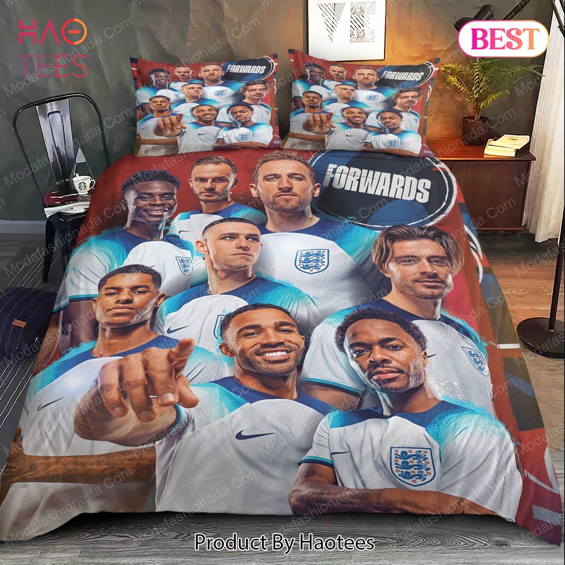 Buy England National Football Team - Forwards For Worldcup 2022 Bedding ...