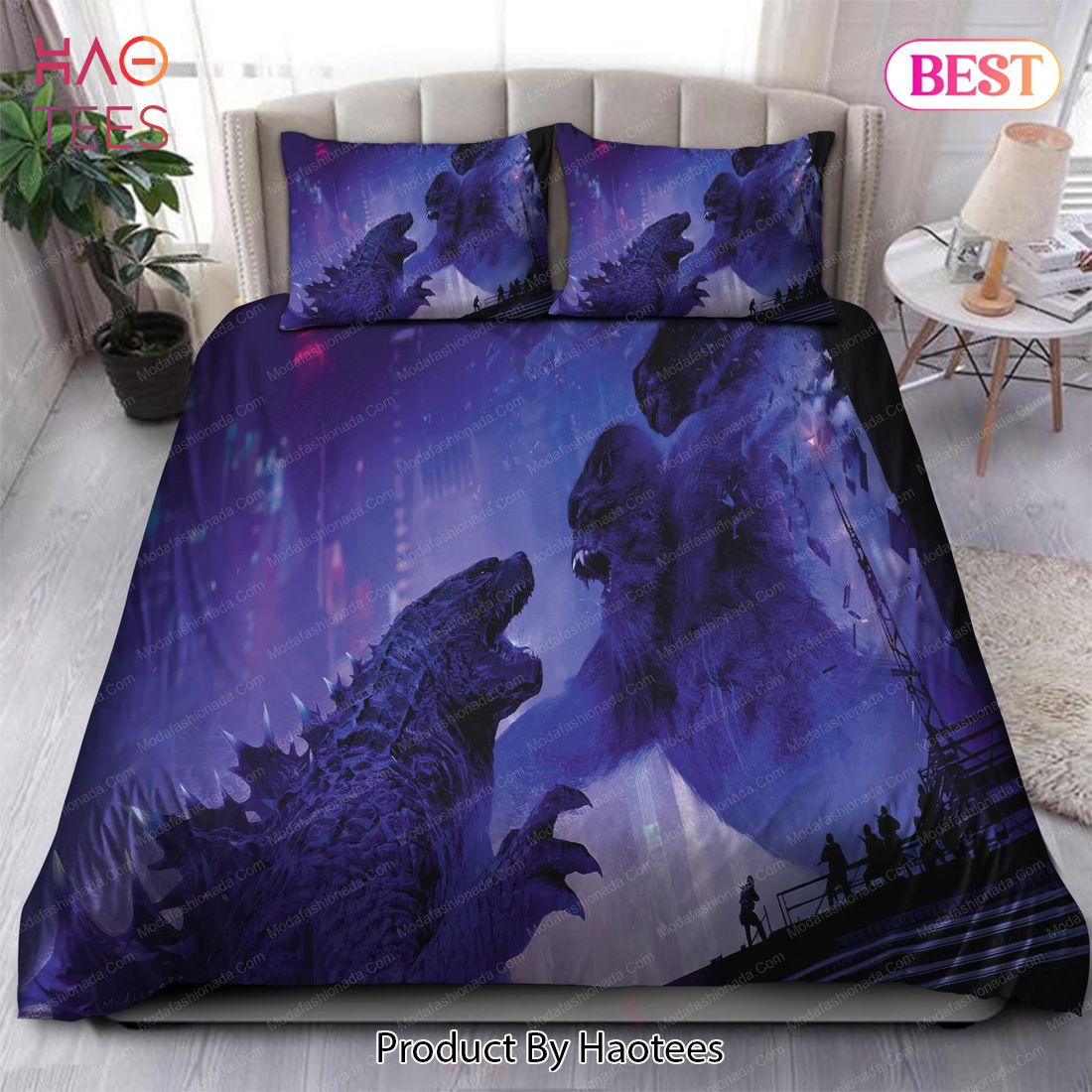 Buy Godzilla Vs Kong Bedding Sets Bed Sets, Bedroom Sets, Comforter ...
