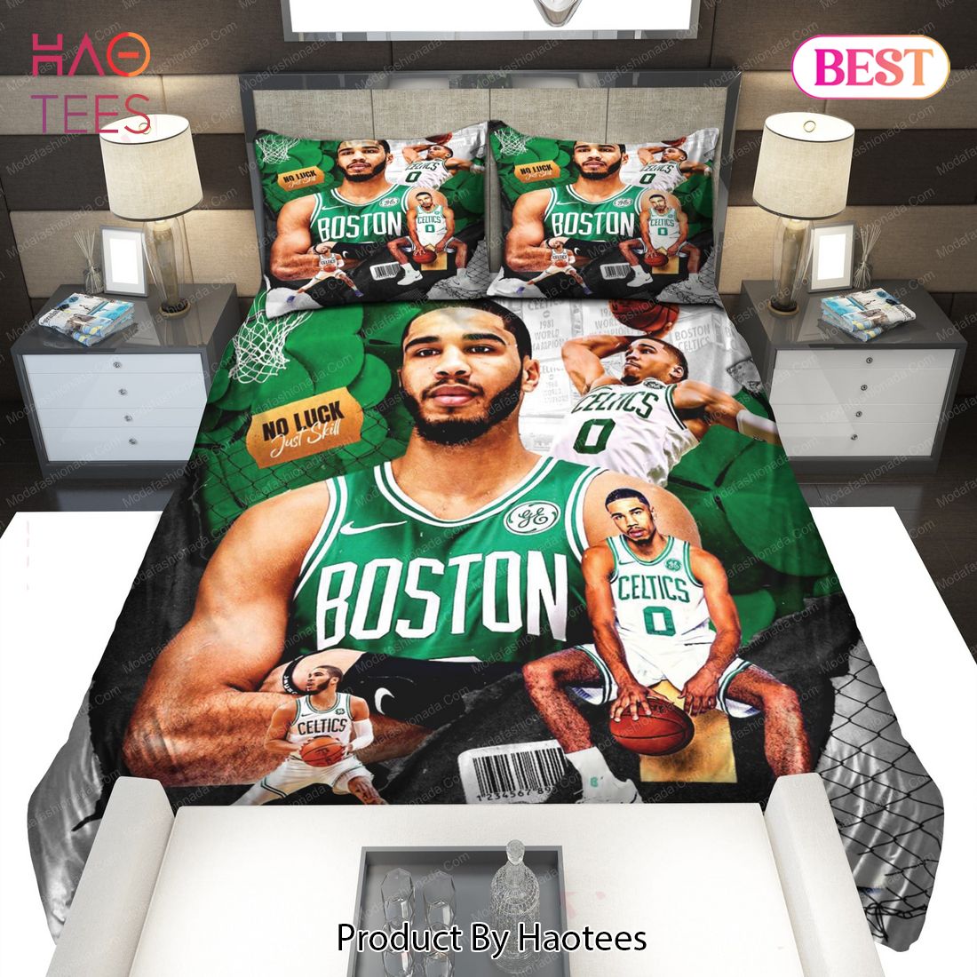 Buy Jayson Tatum Boston Celtics NBA 124 Bedding Sets Bed Sets, Bedroom ...