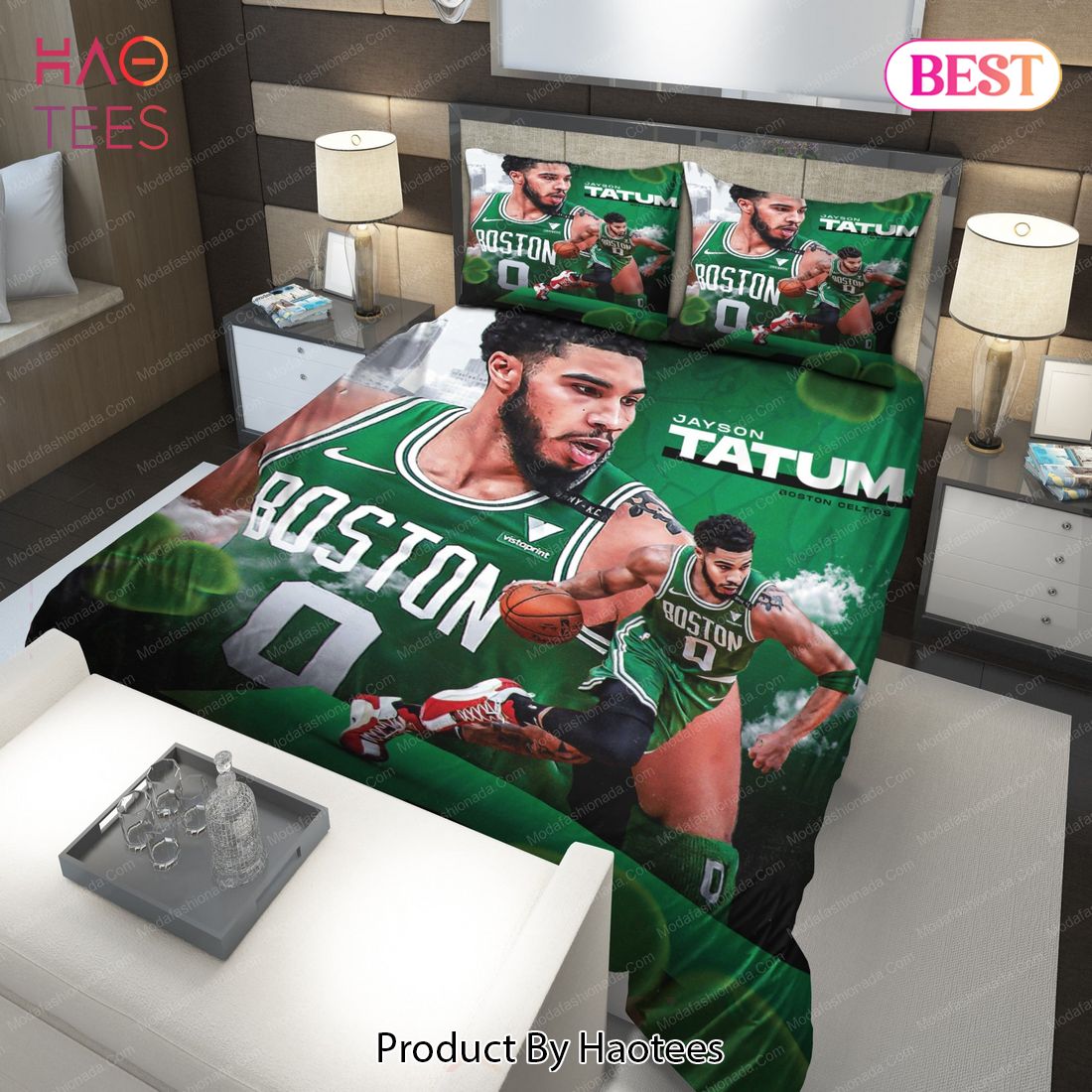 Buy Jayson Tatum Boston Celtics NBA 125 Bedding Sets Bed Sets, Bedroom ...