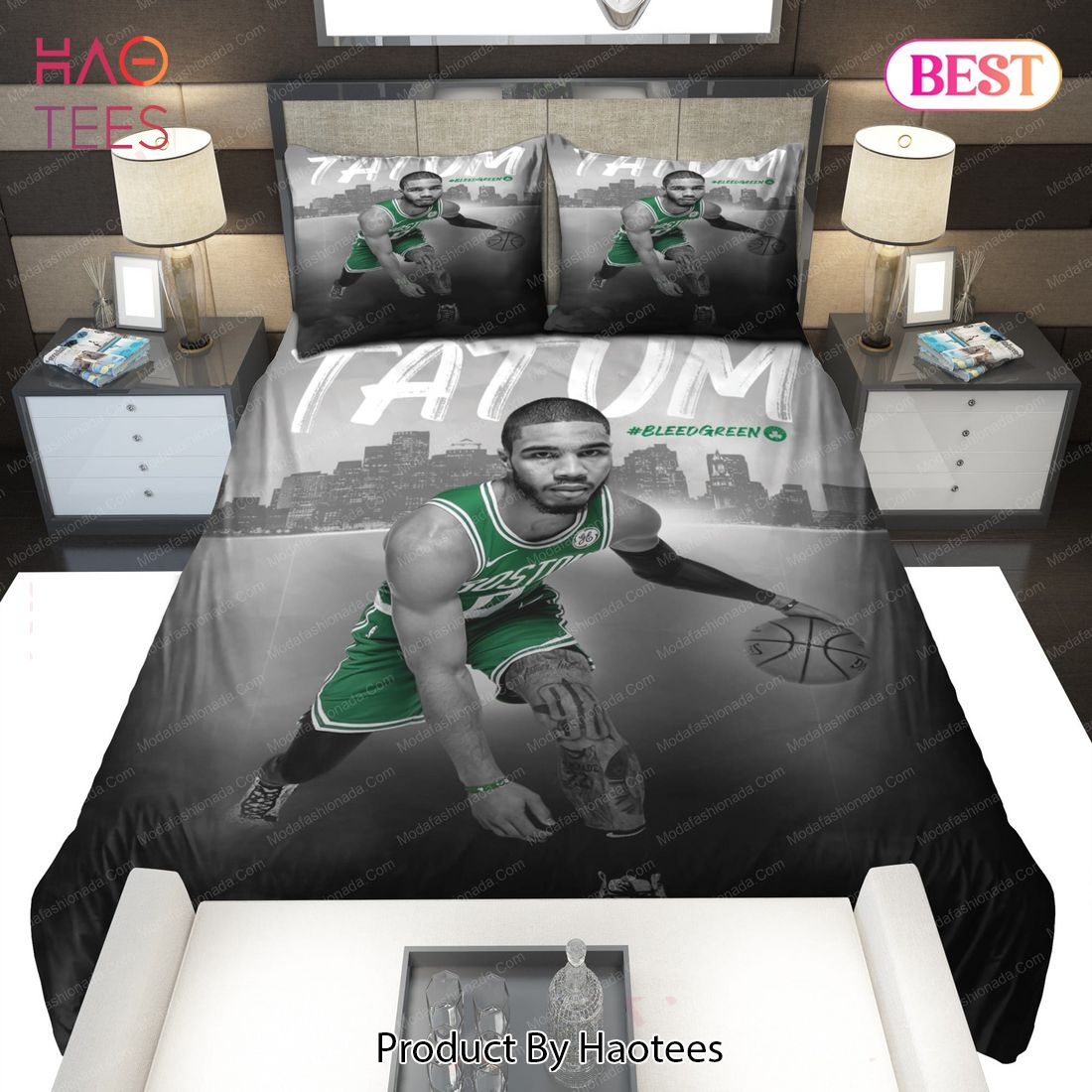 Buy Jayson Tatum Boston Celtics NBA 131 Bedding Sets Bed Sets, Bedroom ...