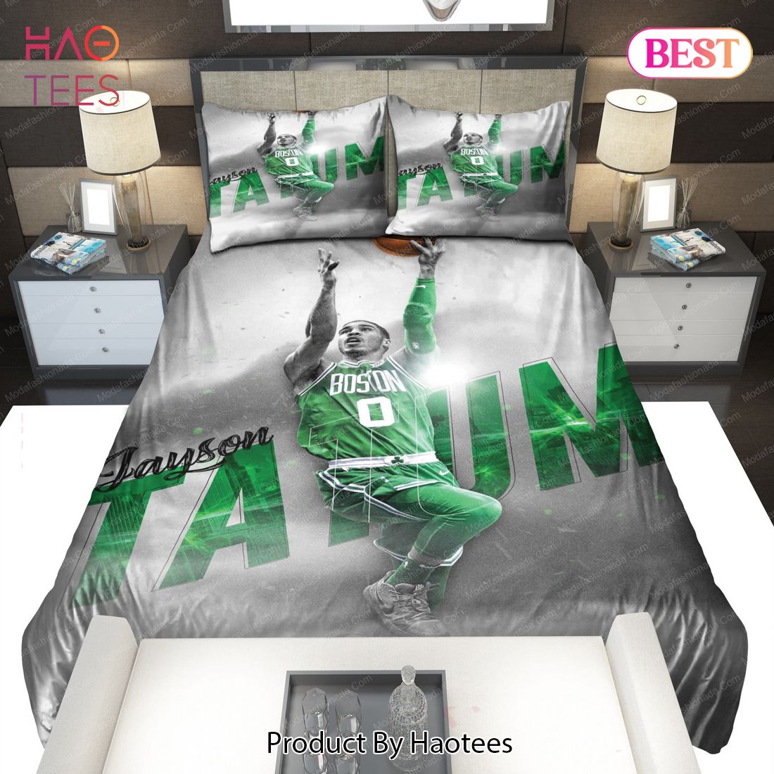Buy Jayson Tatum Boston Celtics NBA 136 Bedding Sets Bed Sets, Bedroom ...