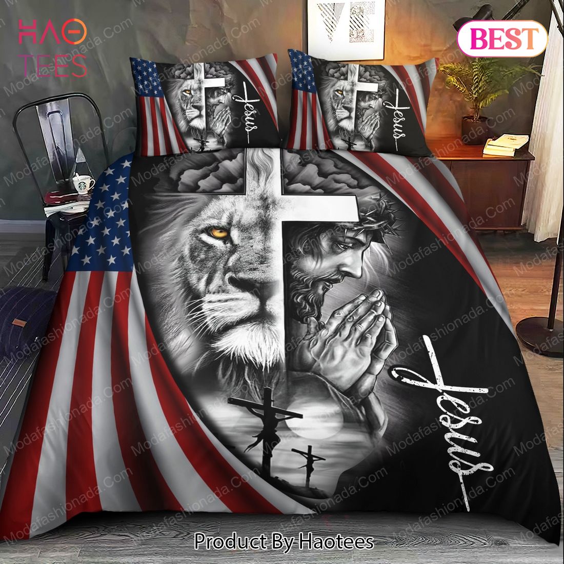 Buy Jesus Lion Of Judah Bedding Sets Bed Sets, Bedroom Sets, Comforter ...