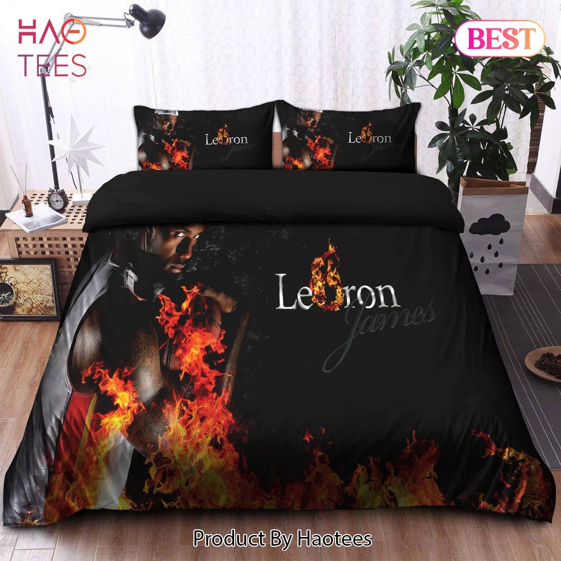 Buy Lebron James Miami Heat NBA 30 Bedding Sets Bed Sets, Bedroom Sets ...