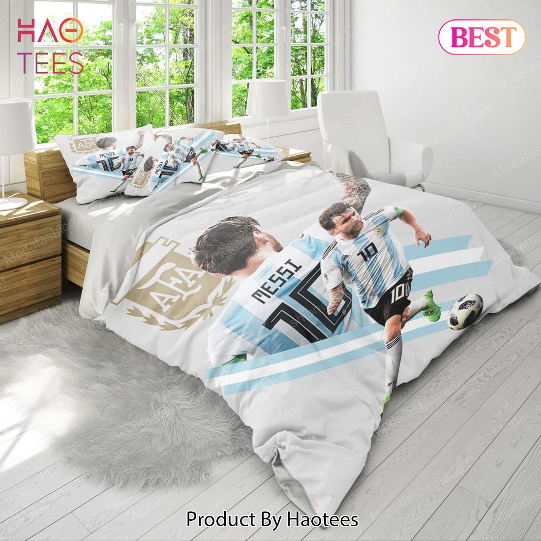Buy Lionel Messi Argentina Bedding Sets 02 Bed Sets, Bedroom Sets ...