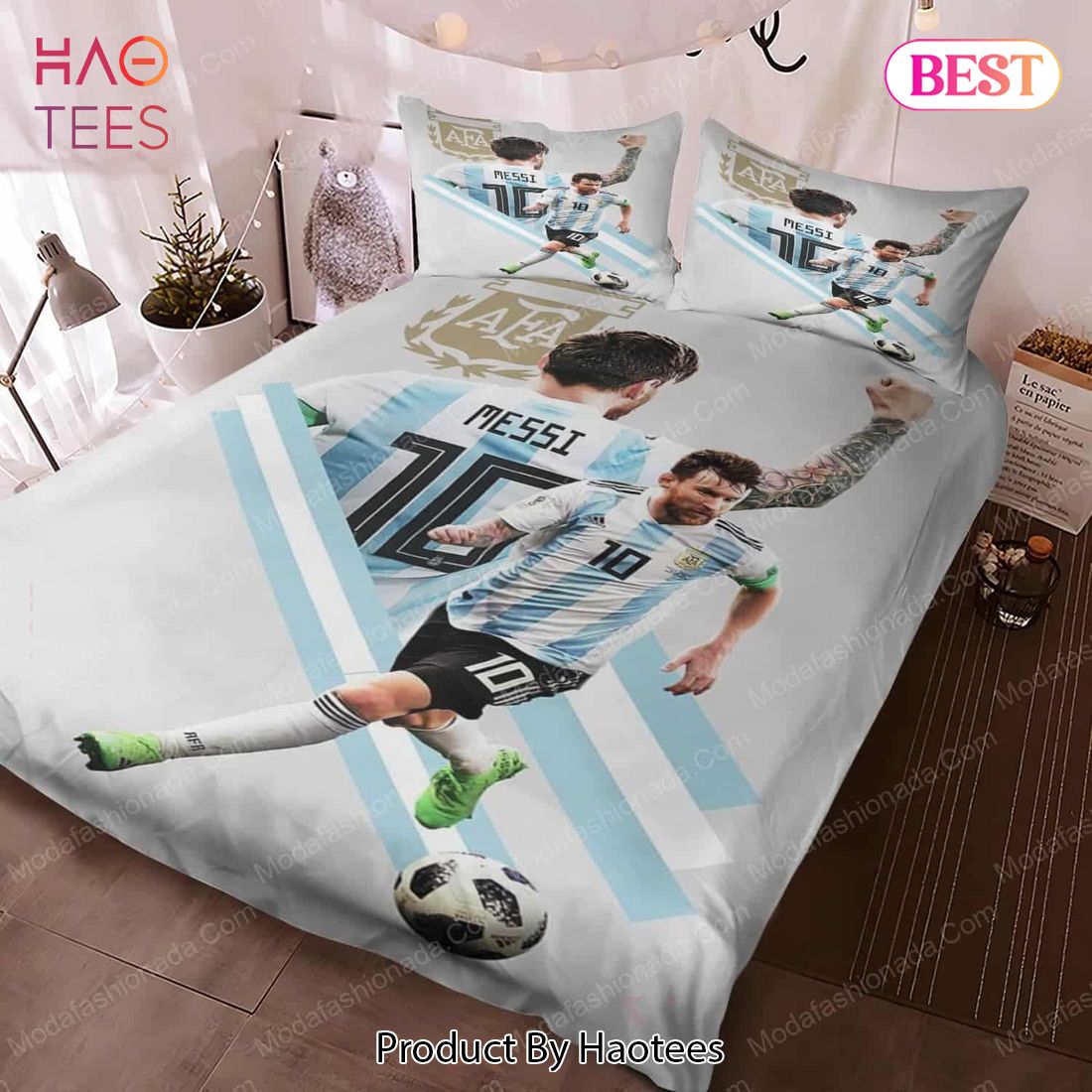 Buy Lionel Messi Argentina Bedding Sets 02 Bed Sets, Bedroom Sets ...