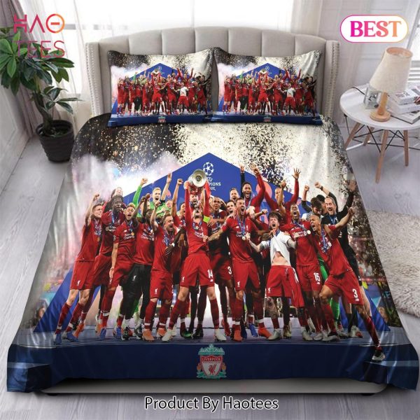Buy Liverpool Winners UEFA Champions League 2019 Bedding Sets Bed Sets ...