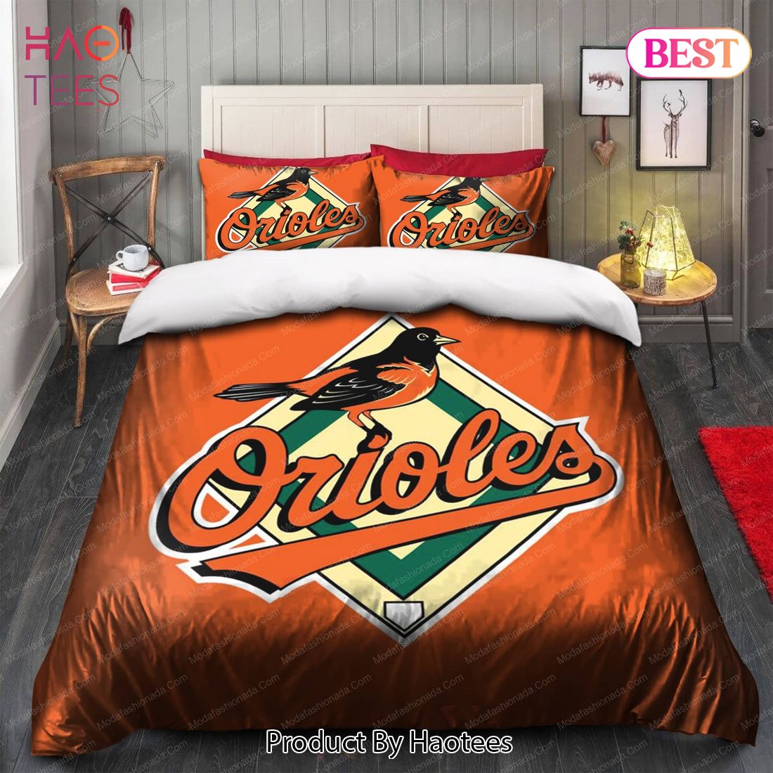 Buy Logo Baltimore Orioles Animal 56 Bedding Sets Bed Sets, Bedroom ...
