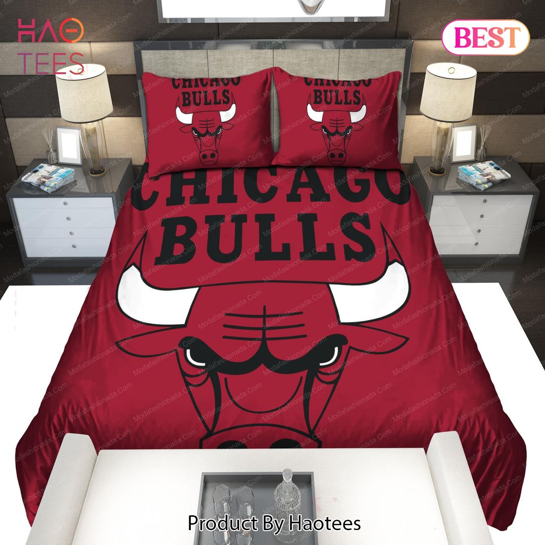 Buy Logo Chicago Bulls NBA 198 Bedding Sets Bed Sets, Bedroom Sets ...