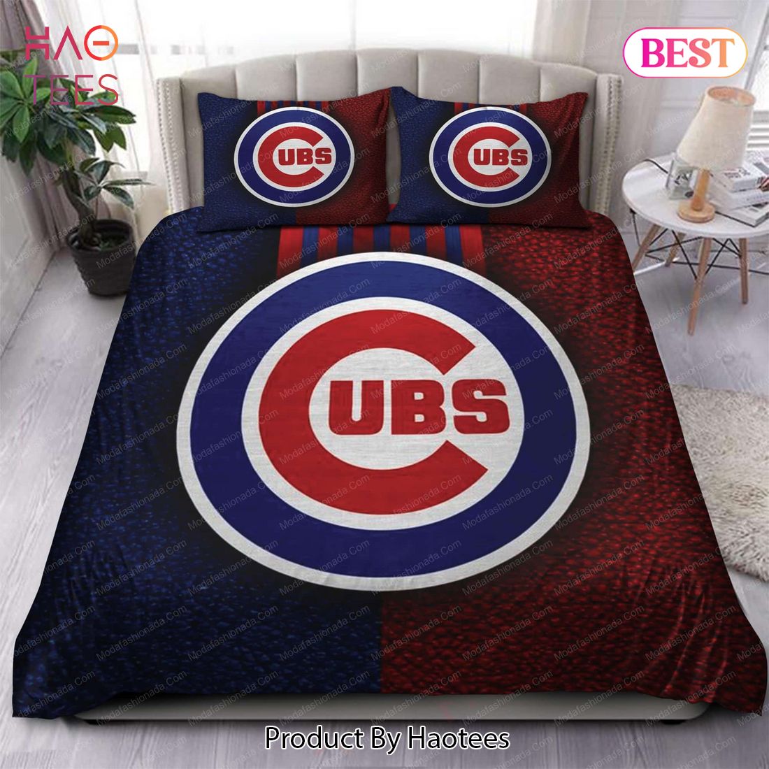 Buy Logo Chicago Cubs MLB 65 Bedding Sets Bed Sets, Bedroom Sets ...